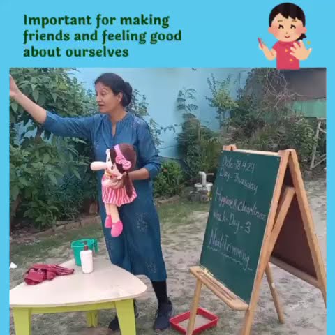 GD Goenka Preschool: Day 3 of Hygiene Heroes Workshop - Washing Hands ...