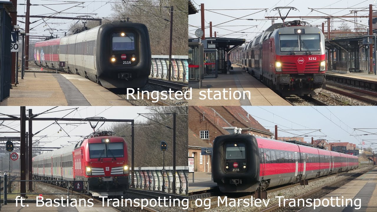Ringsted station (ft. Bastians Trainspotting og Marslev Trainspotting ...
