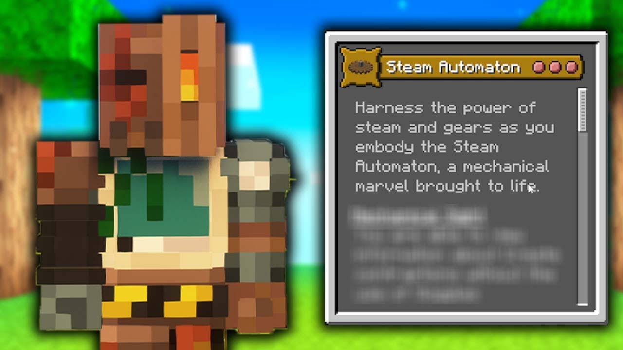 Steam Automaton Origin Explained - Minecraft Origins Mod - YouTube