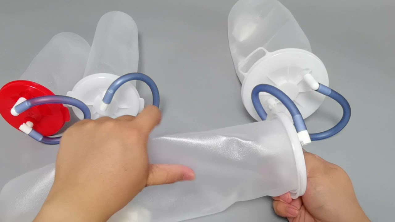 Disposable Medical Negative Pressure Suction Bag Liner C style - YouTube