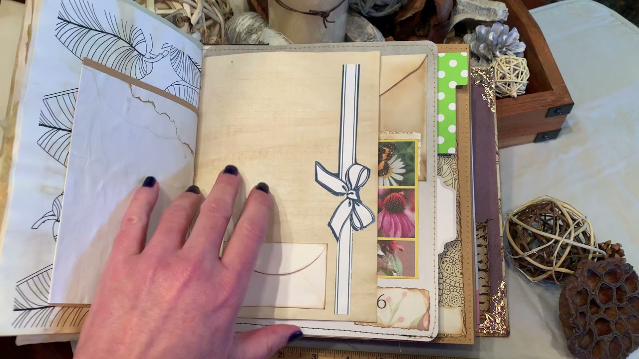 Large Chunky Stuffed Junk Journal - YouTube