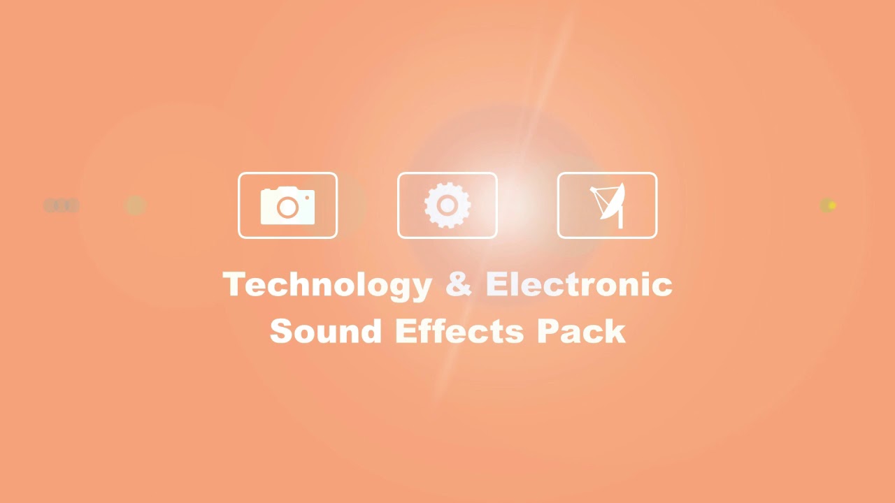 Technology & Electronic sound effecfs pack（科技電子設備音效） - YouTube