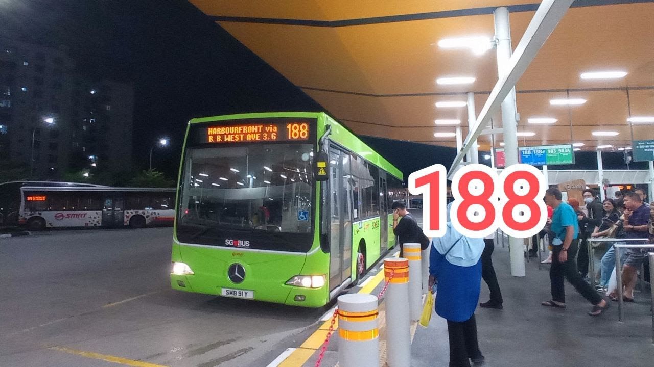 [SMRT] SMB91Y Mercedes-Benz OC500LE (Batch 2) - Service 188 - YouTube