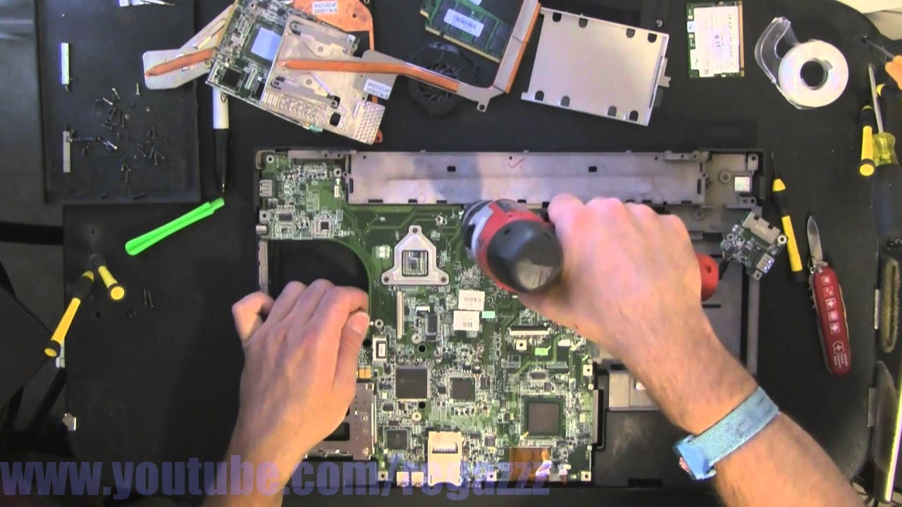 GATEWAY PA2 take apart, disassembly, how-to video (nothing left) HD ...