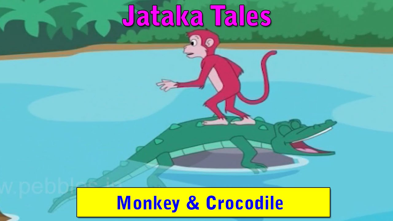 Jataka Tales in Hindi | Monkey and Crocodile | Hindi Jatak Kathayen HD ...