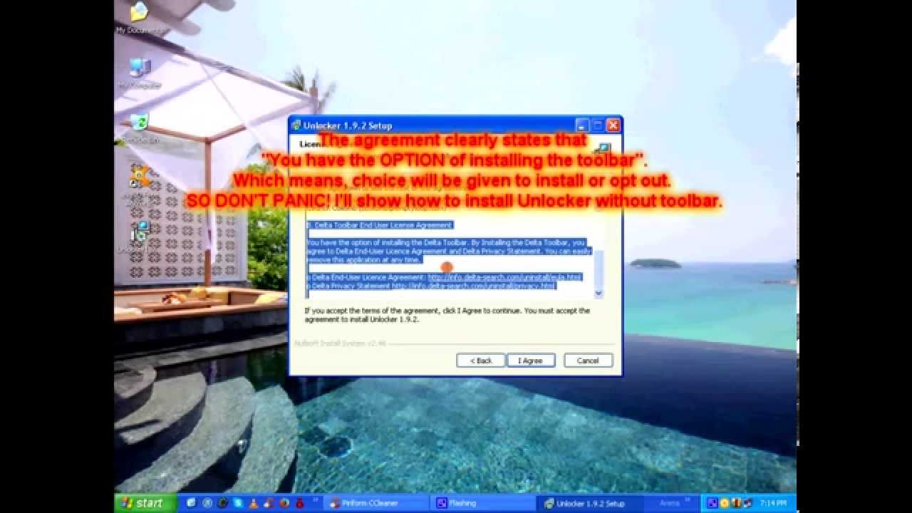 Install Unlocker 1.9.2 WITHOUT Adware or Toolbar HD - YouTube
