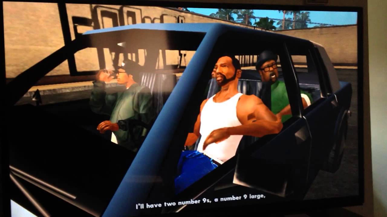 GTA: San Andreas, Fast Food Scene. XBOX 360 - YouTube