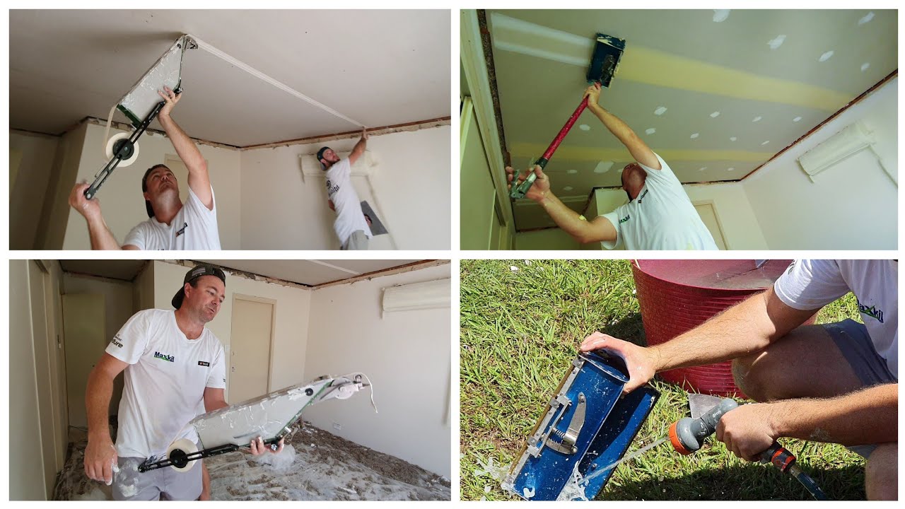 Drywall Taping with Northstar Taper Mate and Finishing with Tapepro ...