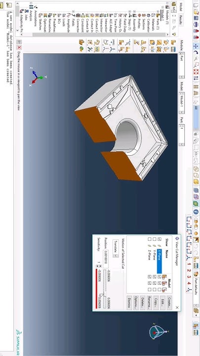 Abaqus tutorials: how to create a Shell part from solid part - YouTube