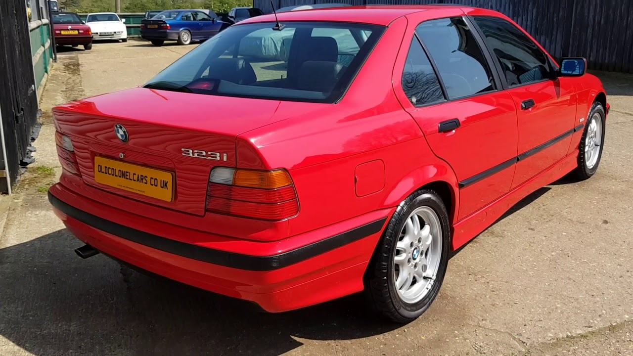 BMW E36 323 SE Manual - ONLY 59,000 - oldcolonelcars.co.uk - YouTube