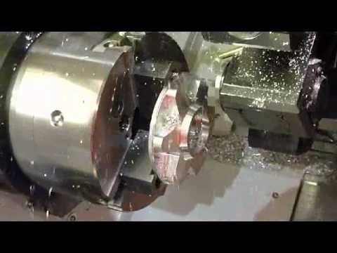 Double spindle lathe - YouTube