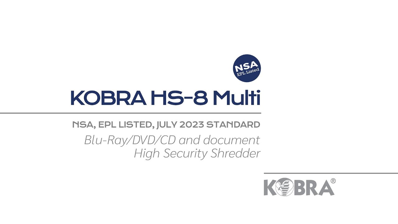 Kobra HS 8 Multi | USA - YouTube