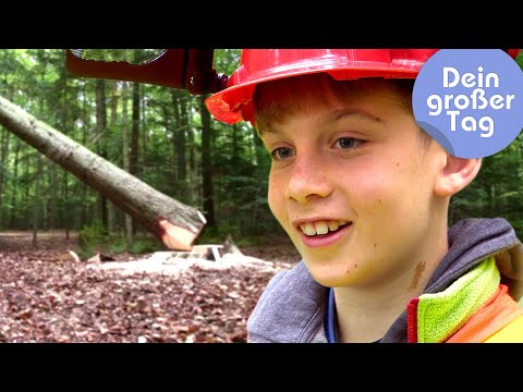 Baum fällt! - Florian als Förster  | Dein großer Tag