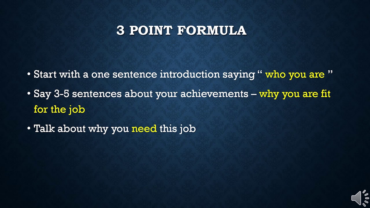 How To Answer Tell Me Something About Yourself YouTube how-to-answer-tell-me-something-about-yourself-youtube