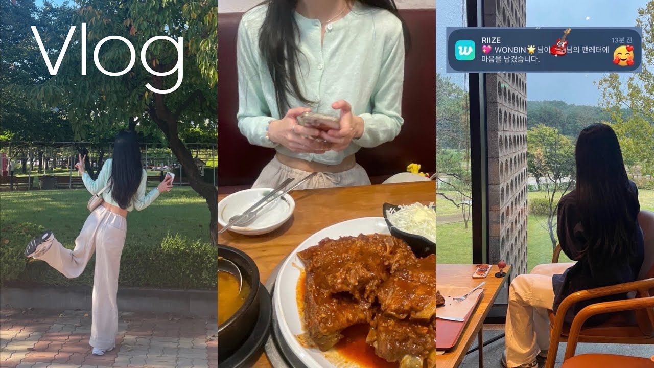 Vlog 즈즈로그ㅣ브리즈 일상로그ㅣ왜요 제가 라이즈 원빈이한테 마음 받은 사람처럼 보이나요ㅣ북촌 디스레트로라이프 뉴발란스