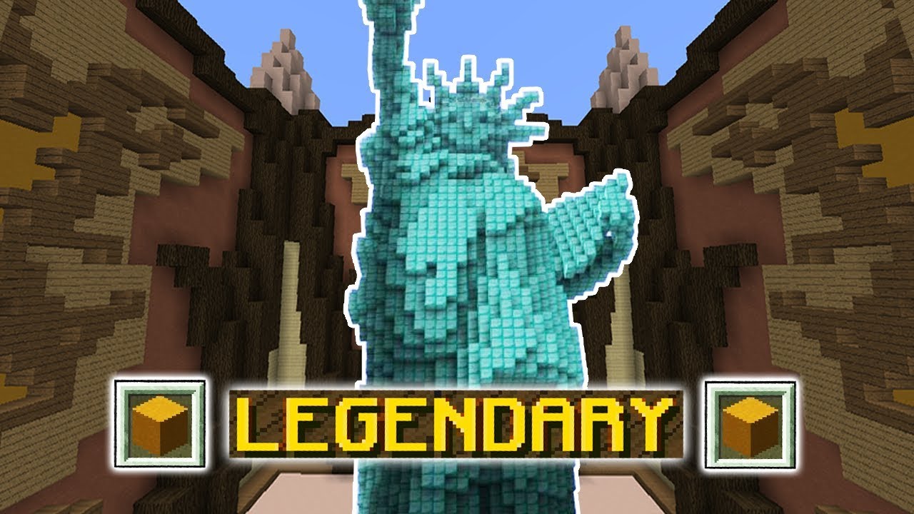 LEGENDARY STATUE OF LIBERTY (Minecraft Build Battle) - YouTube