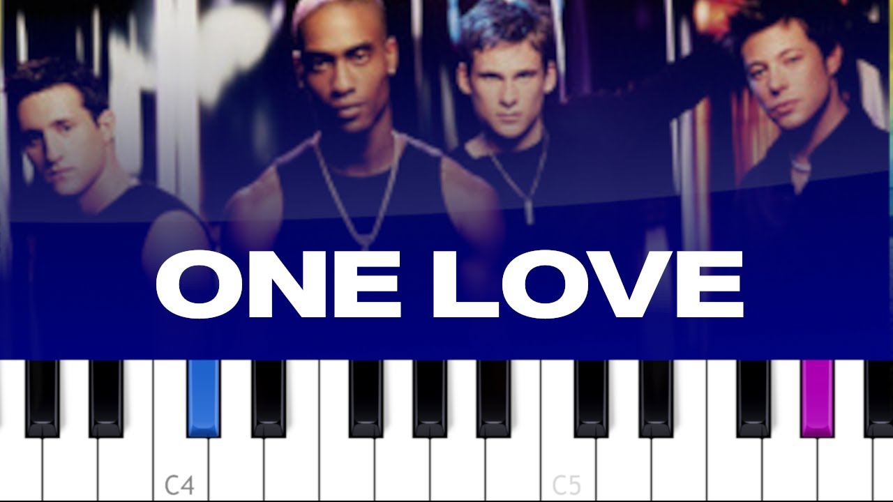 Blue - One Love (piano tutorial) - YouTube
