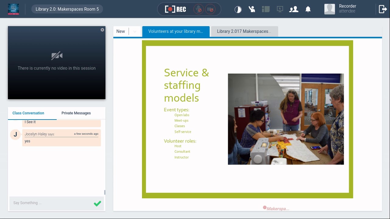 Volunteers at Your Library Makerspace - YouTube