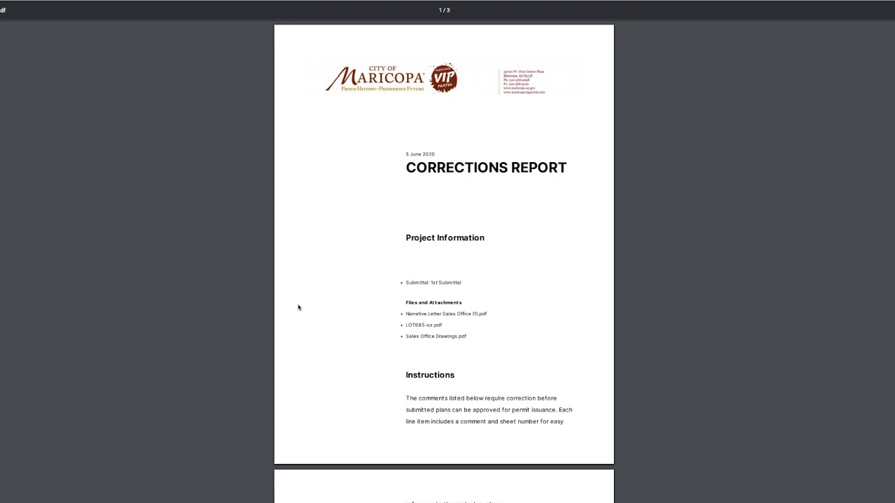 VIP Corrections Report (English) - YouTube