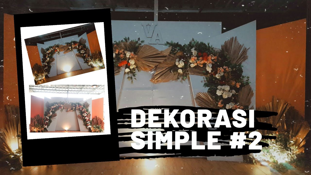 TUTORIAL DEKORASI SIMPLE #2 TANPA MENGGUNAKAN MEDIA GABUS - YouTube