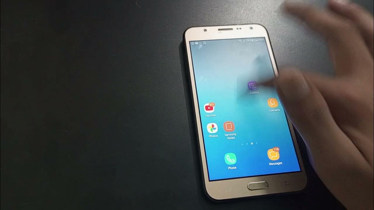How to on click after pointer stops Samsung Galaxy j7 - YouTube