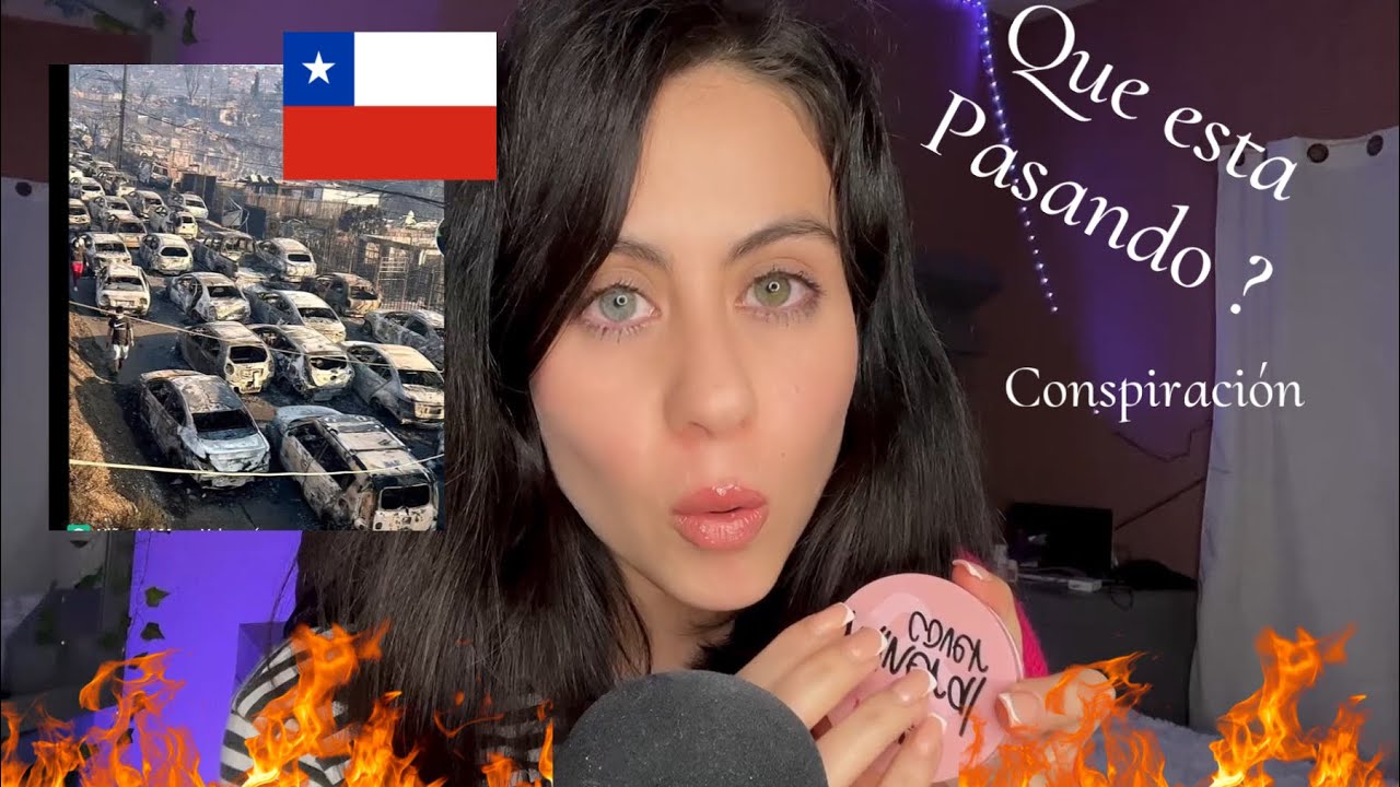 Asmr te Maquillo Hablamos de Chile / Asmr Platica de Conspiración - YouTube