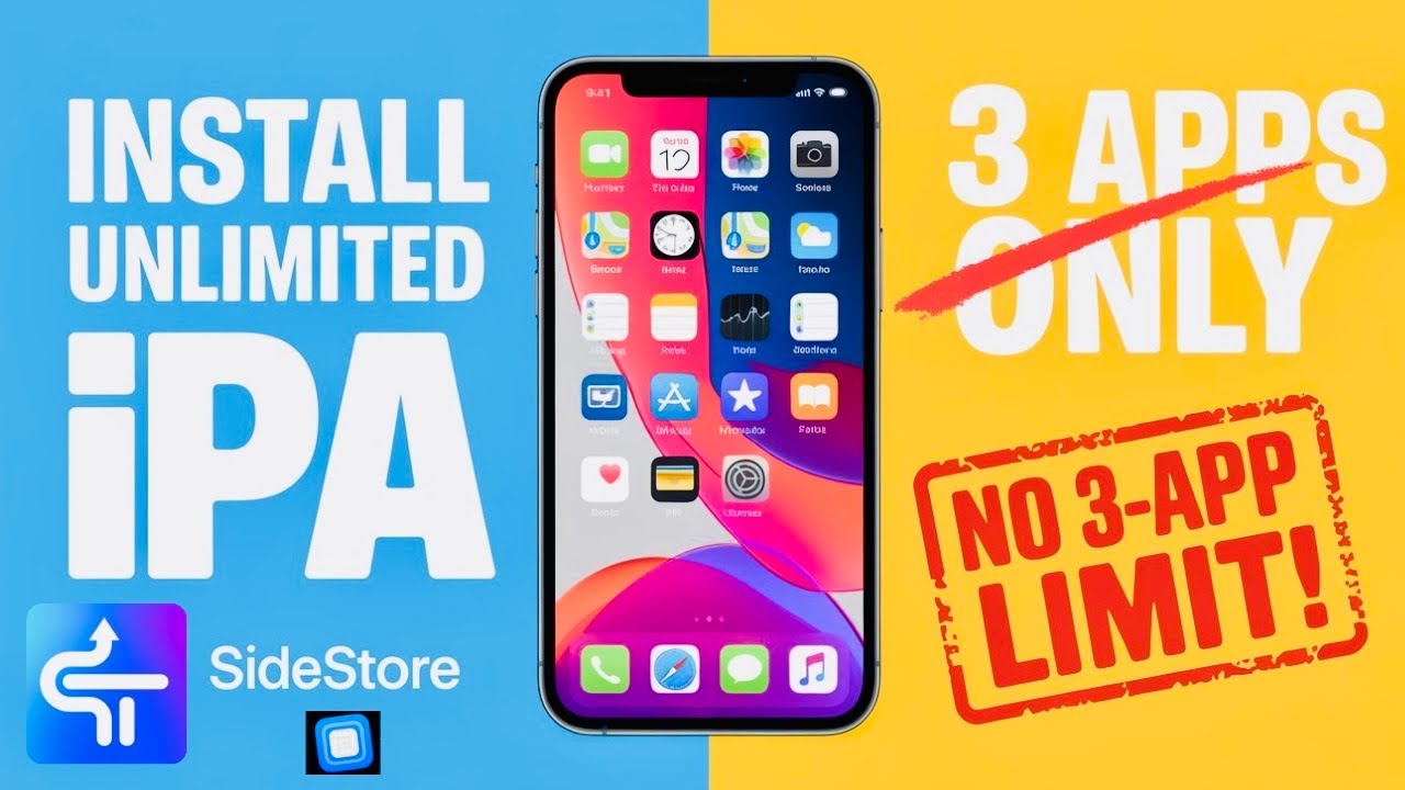How to Install Unlimited IPA Files on iOS 17 & 18 | Sidestore 3 App ...