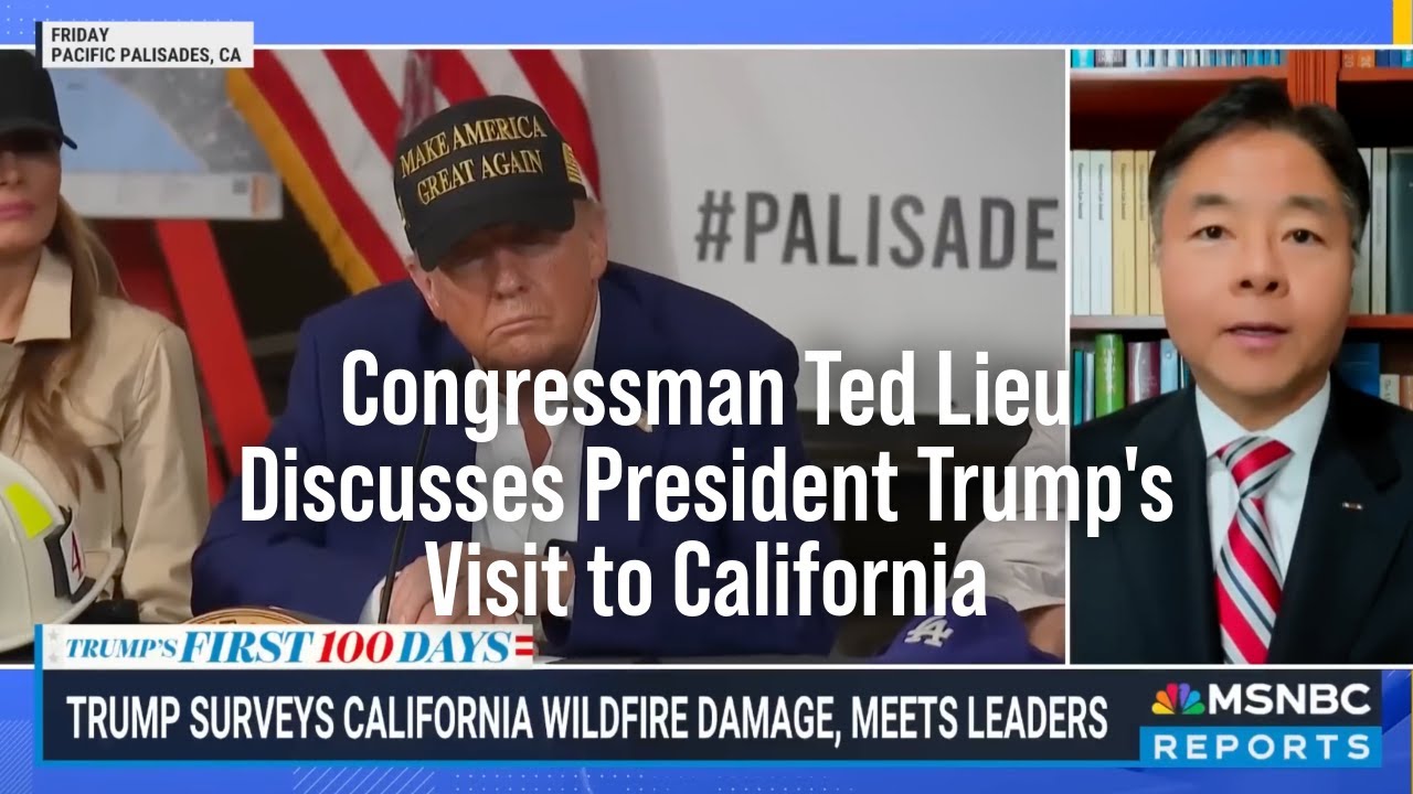 Rep. Ted Lieu Discusses Trump's Visit to California, FEMA, and Hegseth ...