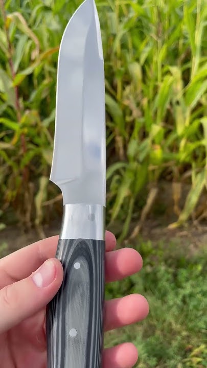 Большой разделочный нож #нож #knife #reels #ножиручнойработы - YouTube