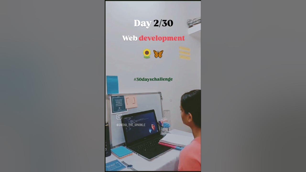Day2/30dayschallenge of web development🦋🌻 #shorts - YouTube
