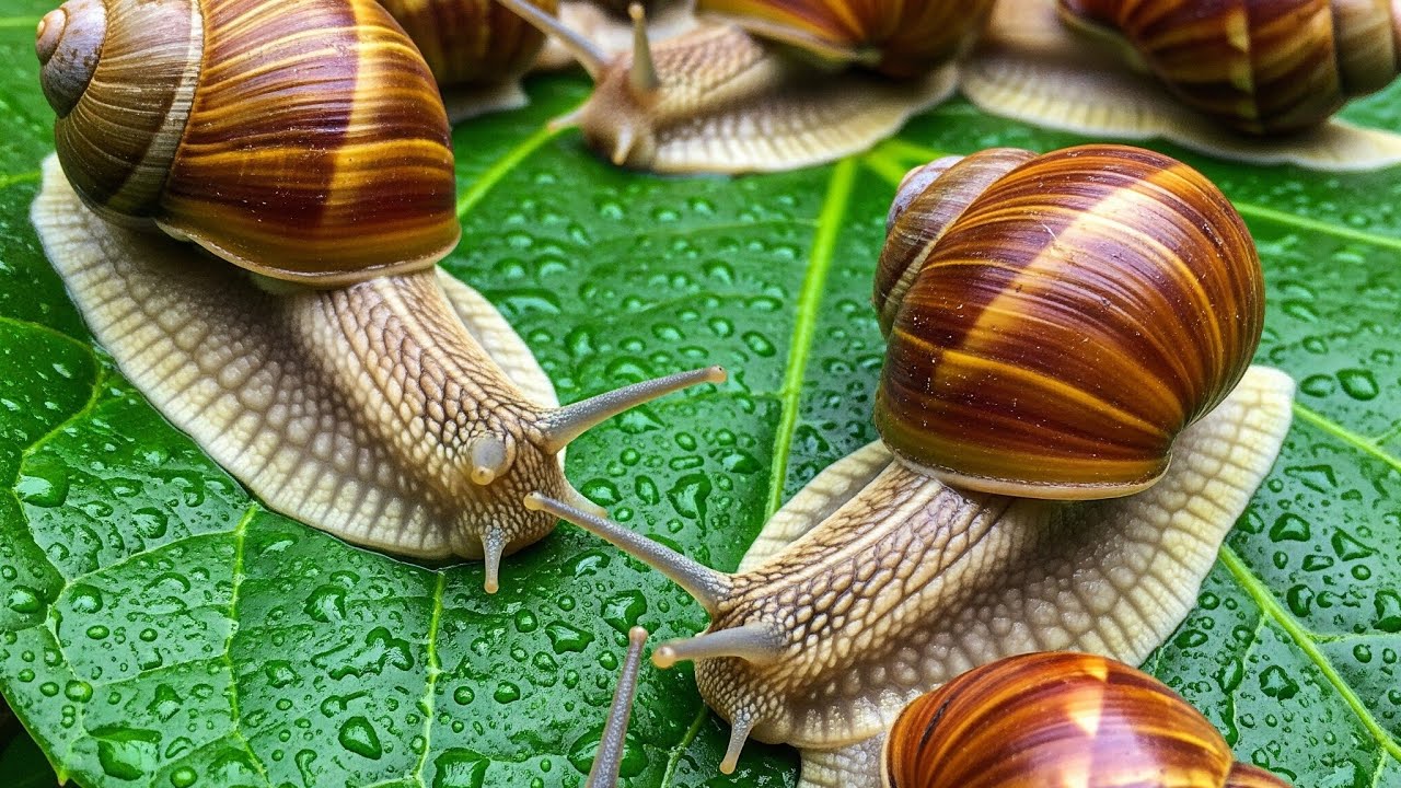 Nveiling the Microscopic World of a Snail Colony #microscopicworld ...