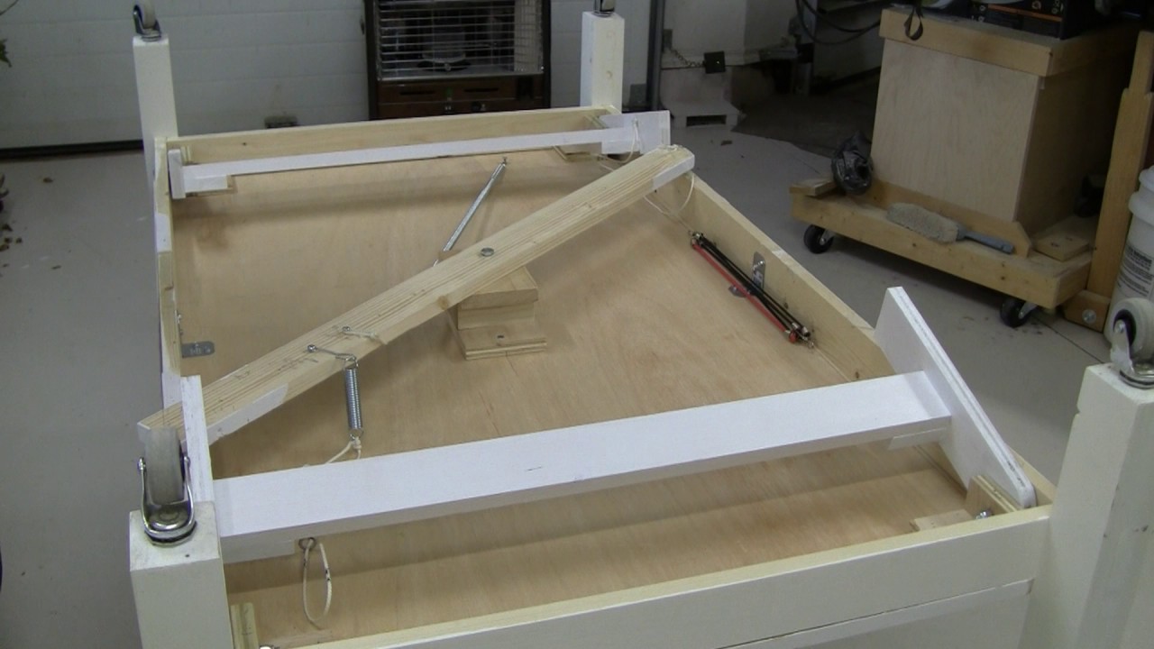 Assembly Table - Stationary Legs Short Version - YouTube