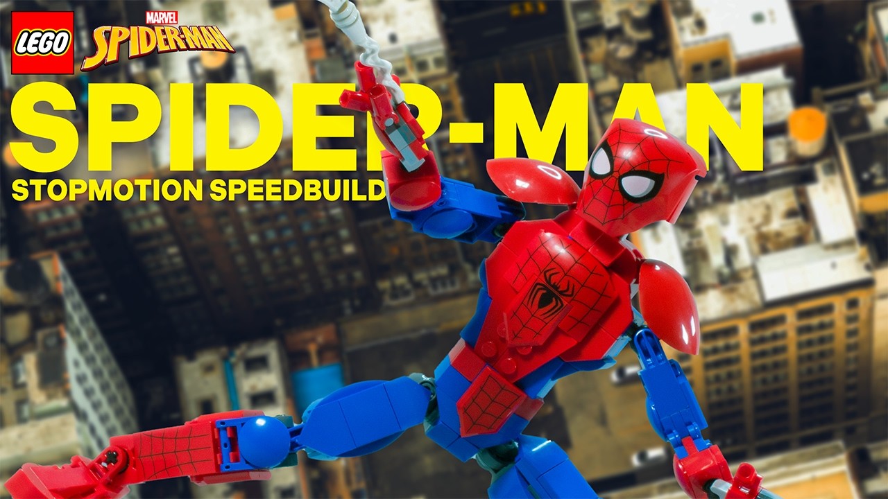 76226 LEGO MARVEL SPIDER-MAN // Stop Motion Speed Build - YouTube
