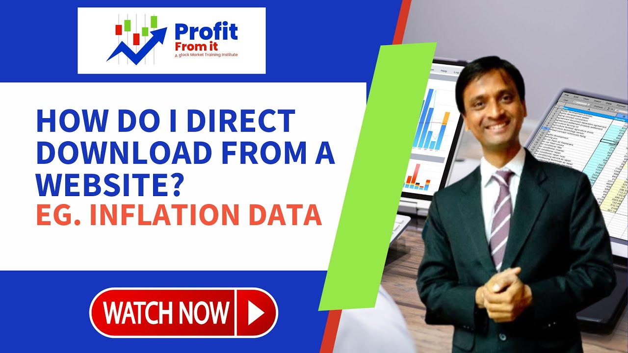 How do I direct download from a website? EG. INFLATION DATA - YouTube