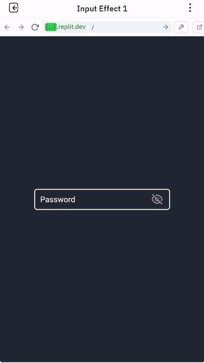 Input Effect 1 | Mini Program | Web Suite Mini Program | Web Development Mini Program - YouTube