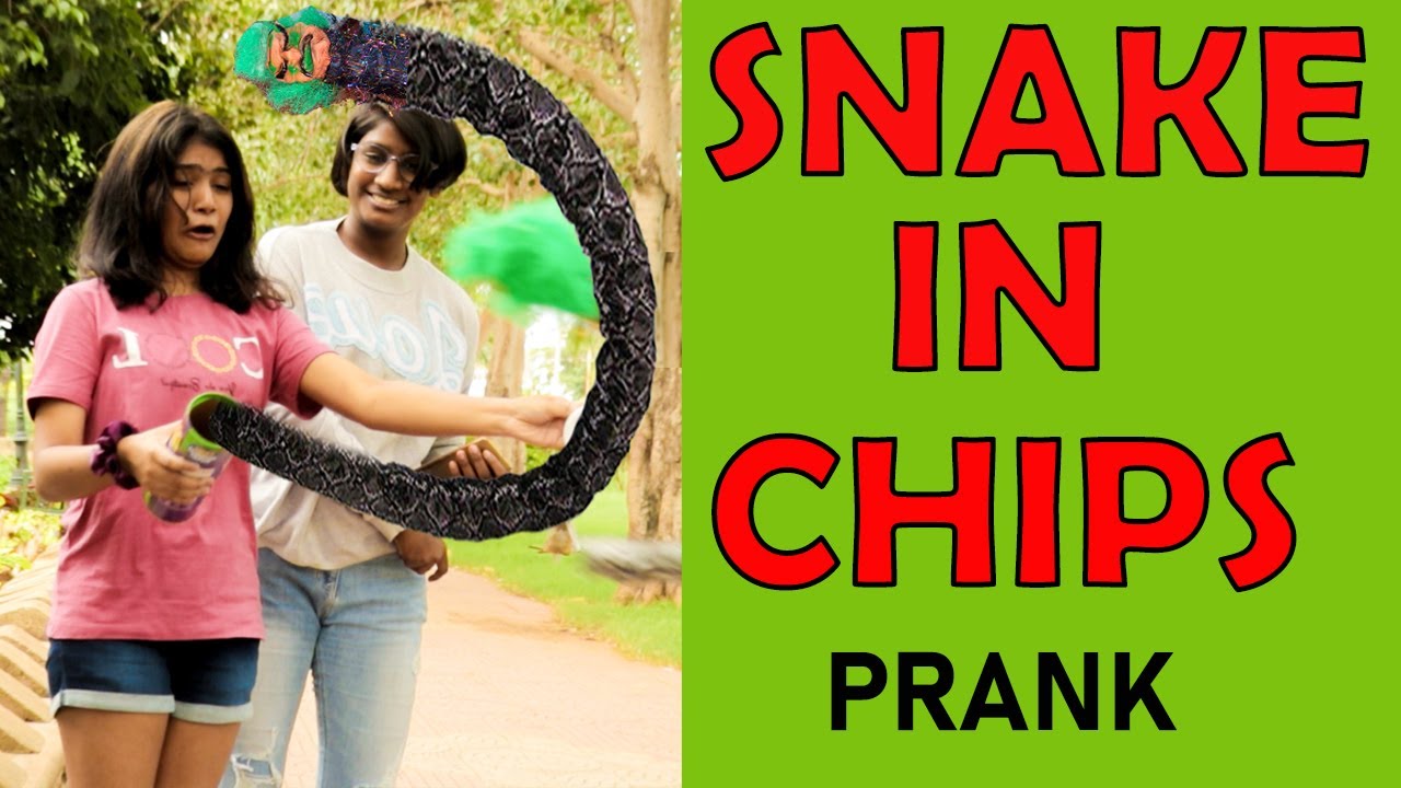 Snake 🐍 In chips Prank l snake prank l bsk pranks - YouTube