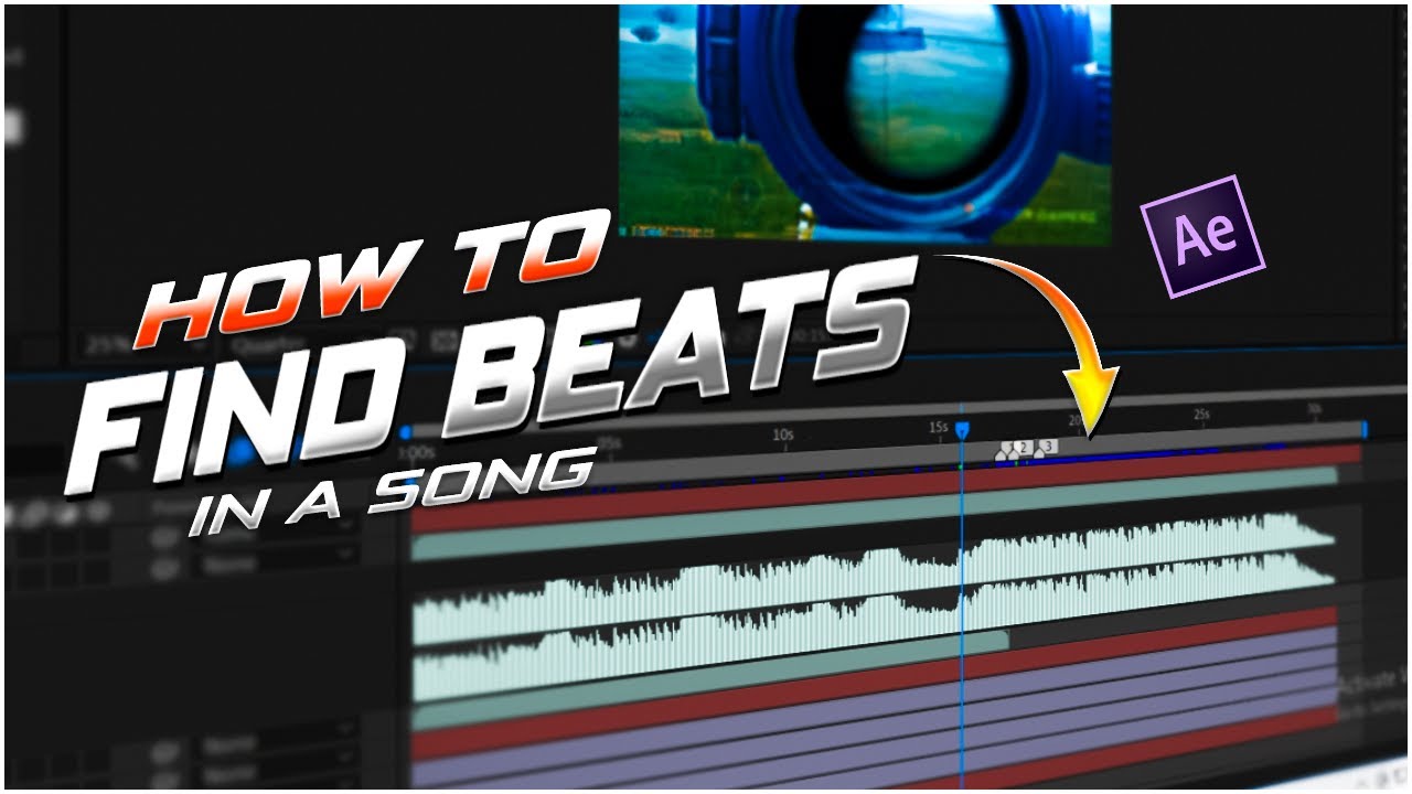 How to easily find Beats in any song | Beat Sync Tutorial | After ...