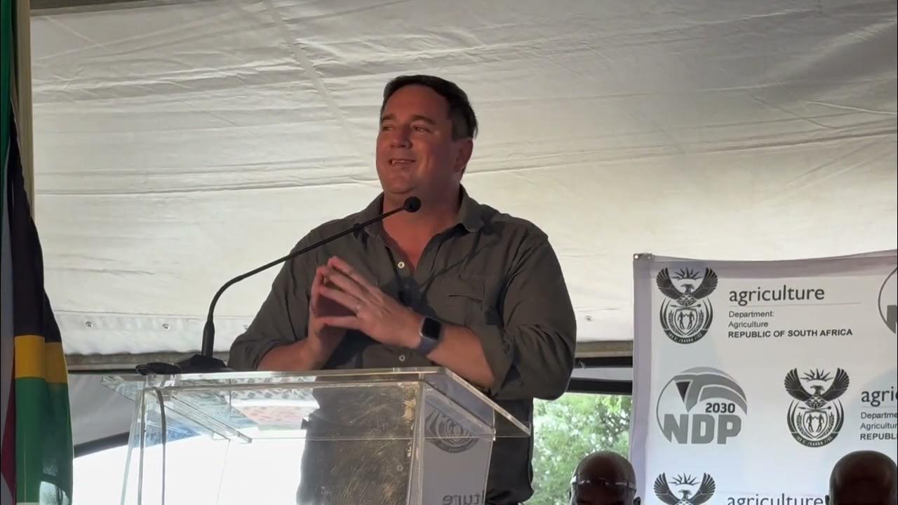 Minister John Steenhuisen. - YouTube