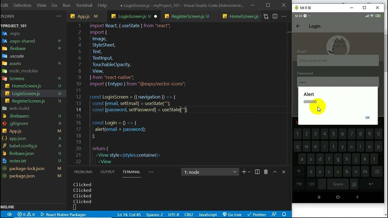 Reactnative101 Part40 101project Getuserinput Usestate Youtube