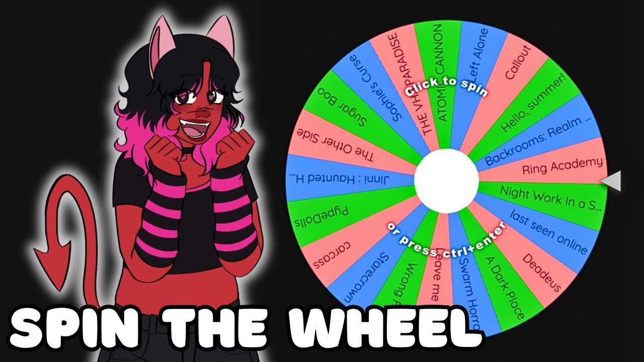 Spin the wheel, play the indie horror game... - YouTube