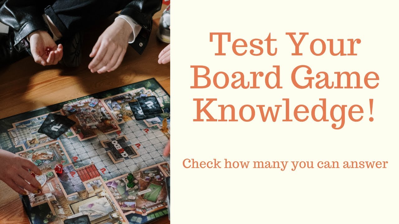 Famous Board Games Quiz | 10 tough questions - YouTube