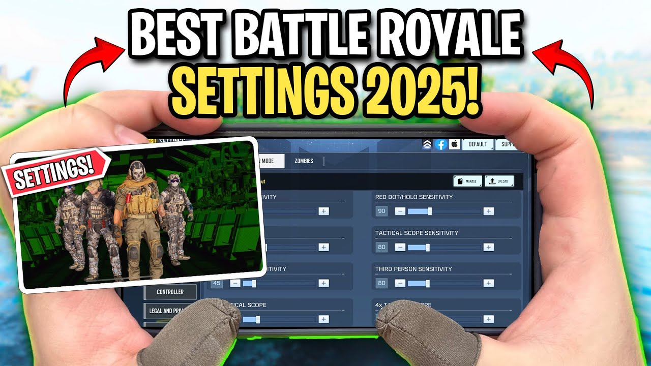 10 BEST Settings For Battle Royale CODM! 💯 | BR Settings COD Mobile ...