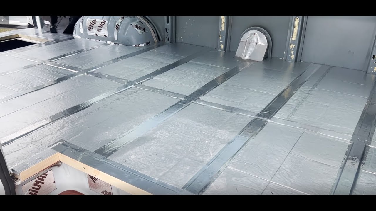 My way to install floor insulation on a Chevy Express 3500 Van ...