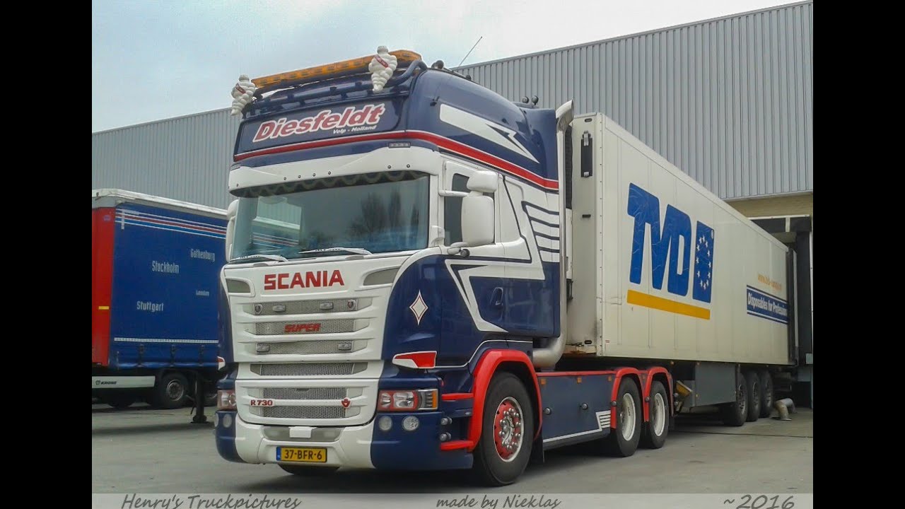 Scania V8 - R730 Diesfeldt ~ Fotomix (HD) - YouTube