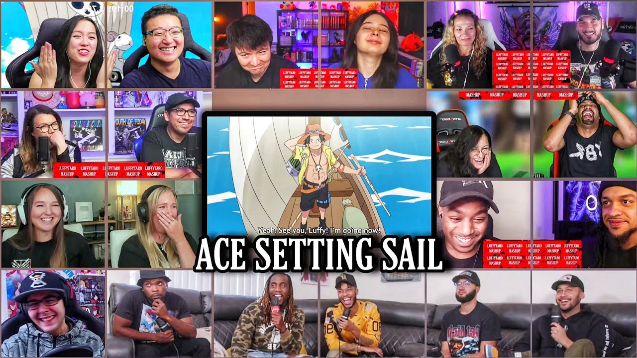 Ace Setting Sail Reaction Mashup | One Piece Episode 504 - YouTube