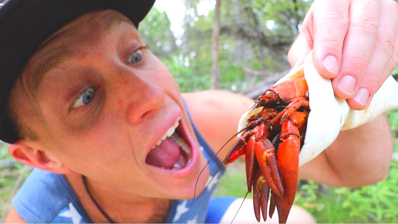 Catch n' Cook Crawdad TACOS!! (Riverside Recipe) - YouTube