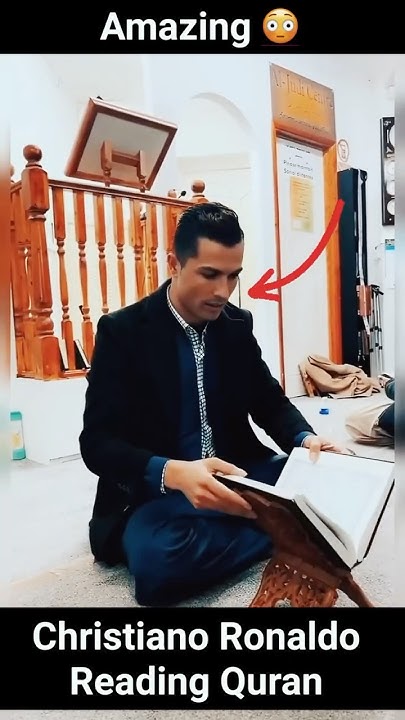 Cristiano Ronaldo Reading Quran. #quran #cristianoronaldo #cristiano ...