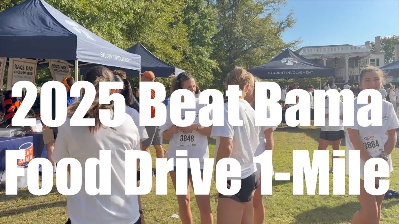 2025 Beat Bama Food Drive 1 Mile - YouTube