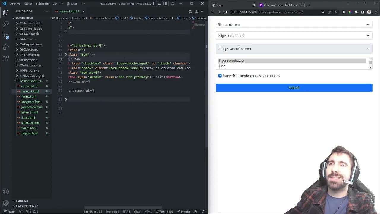 50 Formularios parte 2 - Curso HTML y CSS - OpenBootcamp - YouTube