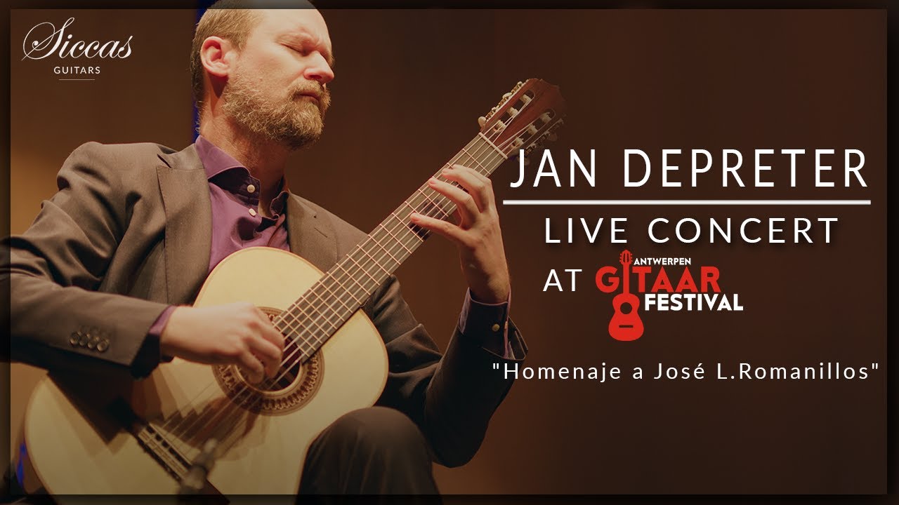 [MEMBERS ONLY] JAN DEPRETER - Live Classical Guitar Concert - YouTube
